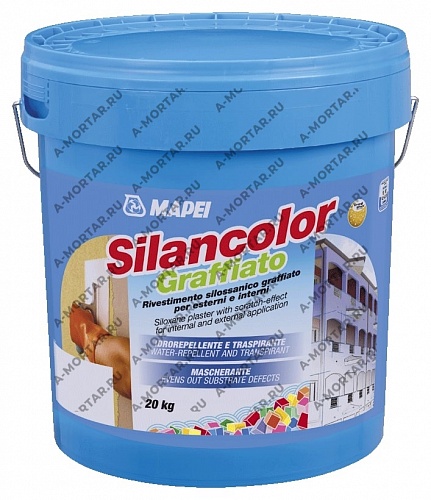 Силиконовая штукатурка Silancolor Graffiato купить в Челябинске по ...